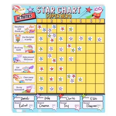 Superhero Magnetic Star Chart Cazaar