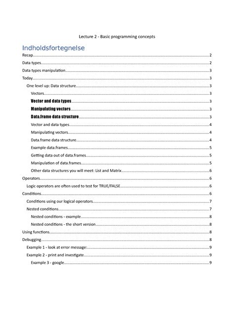 lecture 2 basic programming concepts lecture 2 basic programming