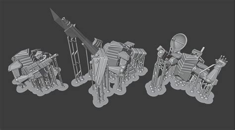 3d File Lancer Rpg Npc Medium Mech Pack・3d Printer Design To Download・cults