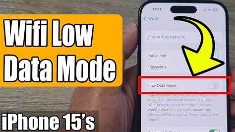 Iphone 15s How To Enabledisable Wifi Low Data Mode Youtube