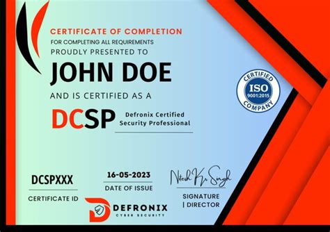 Dcsp Defronix Certified Security Professional Diploma In Cybersecurity Defronix Cyber Security