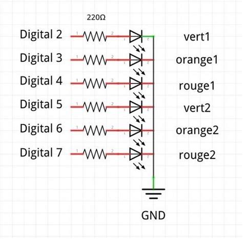 Arduino Feux Tricolores