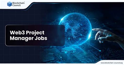 web3 project manager jobs blockchain council