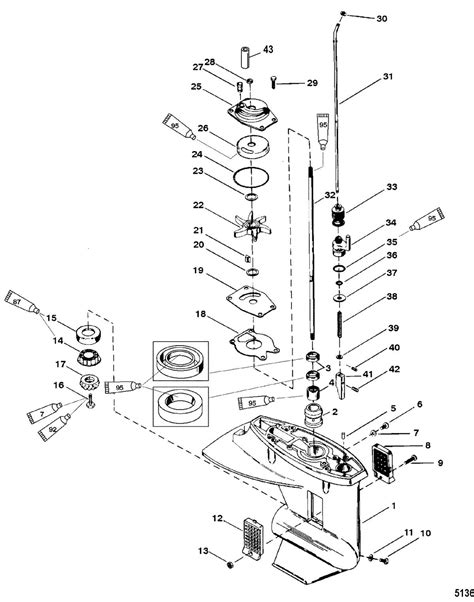 Mercury 25 2 Cyl 0p325500 And Up Outboard Motor Parts Diagram