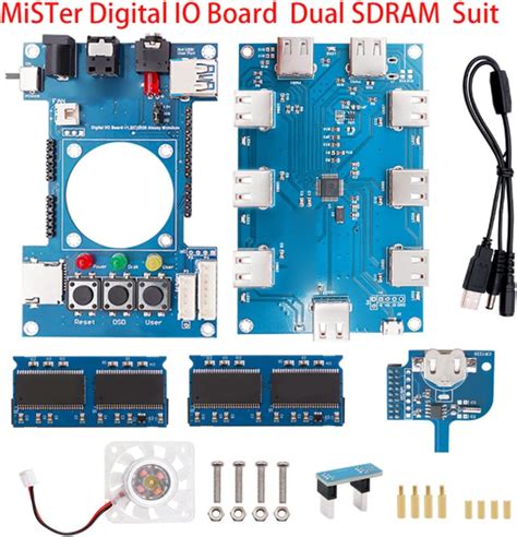 Digital Io Board Kit Project Starter Kit For De10 Fpga For Misterfpga