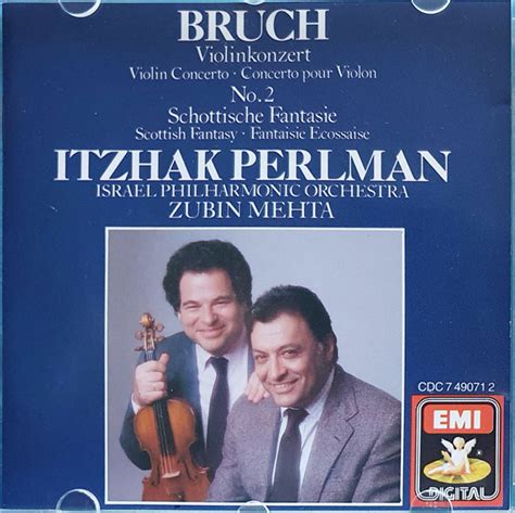 Bruch Itzhak Perlman Israel Philharmonic Orchestra Zubin Mehta Violinkonzert Violin