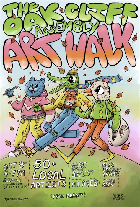 The Oak Cliff Assembly Art Walk 919 Morrell Ave Dallas 8 October 2022