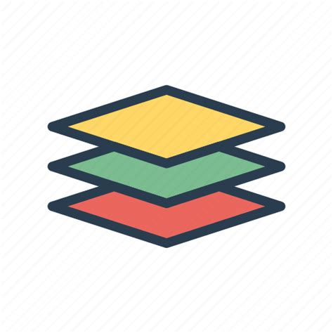Arrange Design Layers Stack Tools Icon
