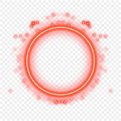 Red Glow Circle Vector Hd Png Images Glowing Red Circle With Sparkling