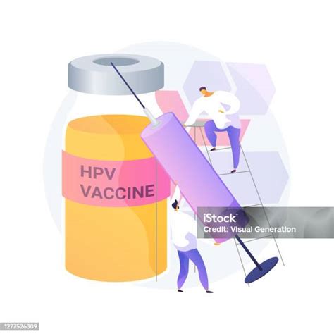Hpv 예방 접종 추상적 인 개념 벡터 일러스트 자궁경부암에 대한 스톡 벡터 아트 및 기타 이미지 자궁경부암 3차원 형태 개념 Istock