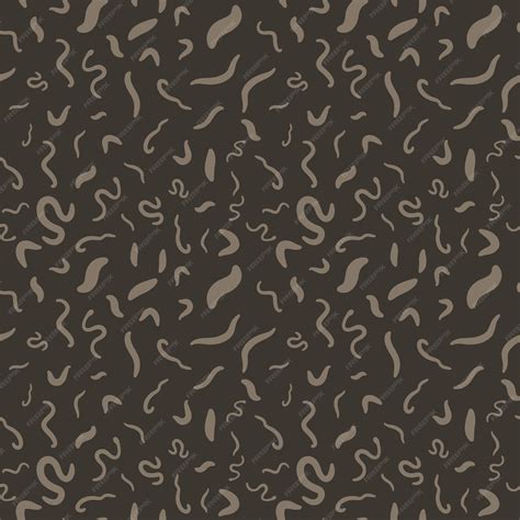 Premium Vector Ascariasis Intestinal Worms Vector Concept Seamless Pattern