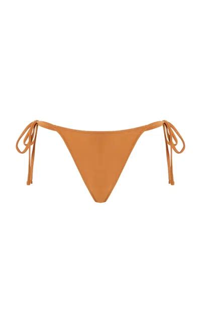 Tropic Of C Praia Bikini Bottom In Pumpkin Modesens