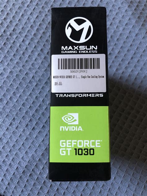 Maxsun Geforce Gt 1030 4gb Gddr4 Video Graphics Card Gpu Mini Itx Design Hdmi Ebay