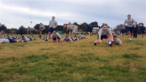 Royal Australian Navy Ge355 Emms Division Conducting A Component Of