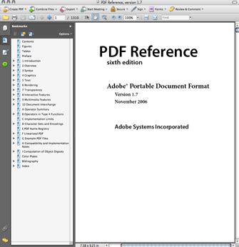 Acrobat 8 Reading Mode
