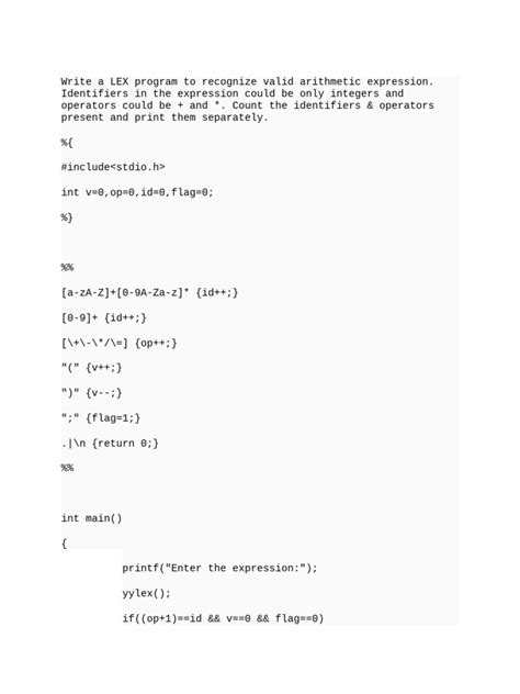 Ss Lab Programs Pdf
