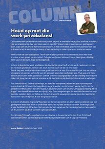 Houd Op Met Die Werk Privébalans Professioneel Begeleiden