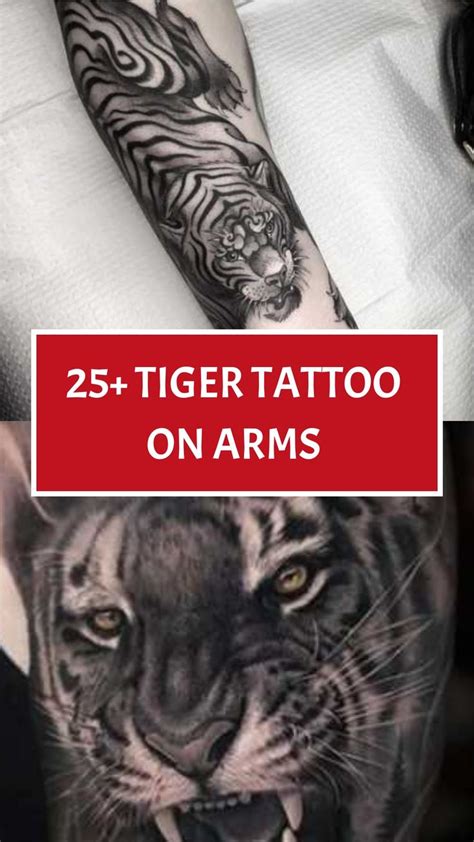 Pin On Tiger Tattoo On Arm