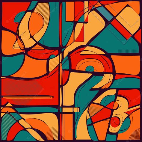 Premium Vector Abstract Geometric 2023 Colorful Background