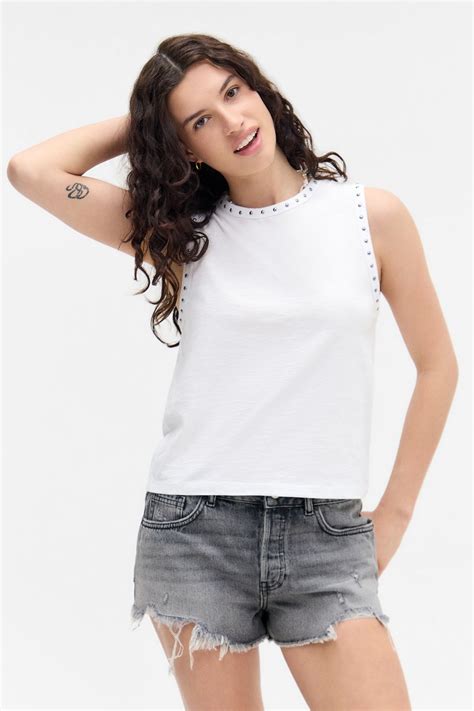 Bdg Urban Outfitters Calli Mini Short En Jean Grey Gris Zalando Fr