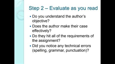 How To Write A Peer Review Paper