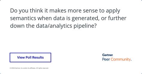 Do You Think It Makes More Sense To Apply Semantics When Data Is