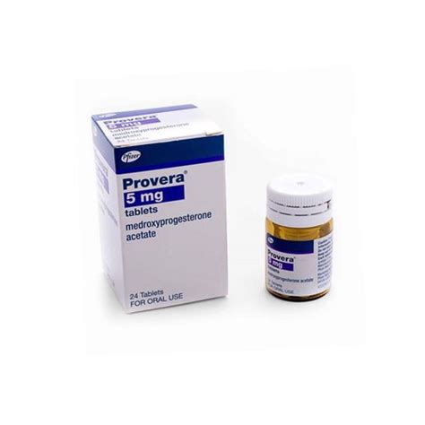 Provera 5mg 24 Tablets Ibn Rushd Pharmacy
