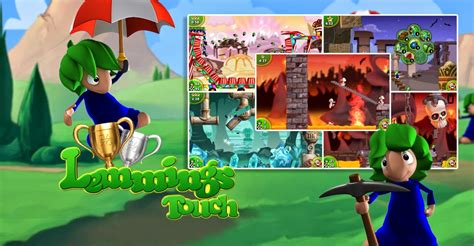 Lemmings Touch Ps Vita Conta Com Uma Platina Divertida De Conquistar