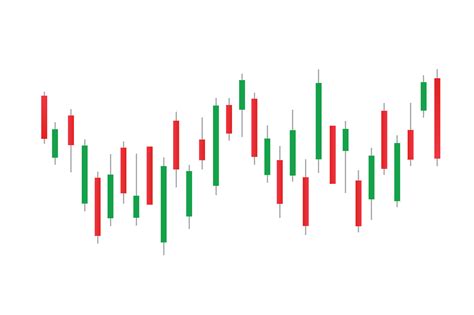 Stock Market Bar Graph Candlestick Chart Finance Trade Data Vector Illustration 26515899