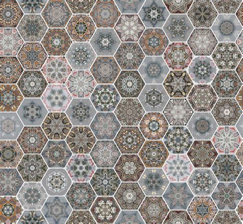 Hexagon Pattern For Apparels Digital Art By Tin Tran Pixels