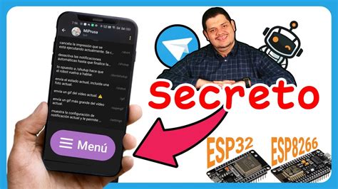 💡 aprende activar autocompleta y menu en telegrambot con esp32 y