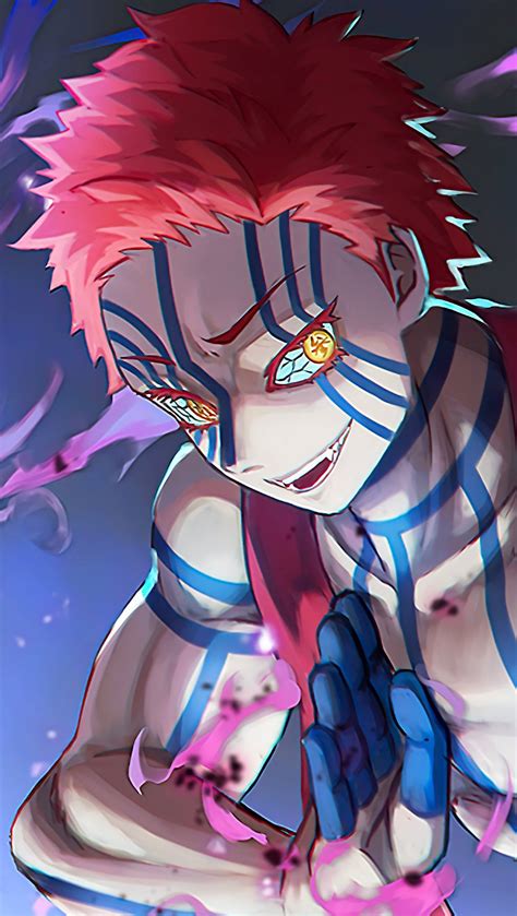Akaza De Kimetsu No Yaiba Anime Fondo De Pantalla 4k Para Celular