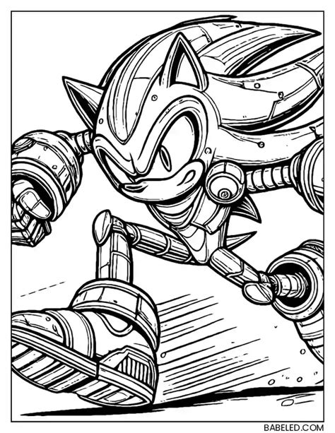 32 Безплатни за Печат Соник Картинки за Оцветяване Листове Рисунки и