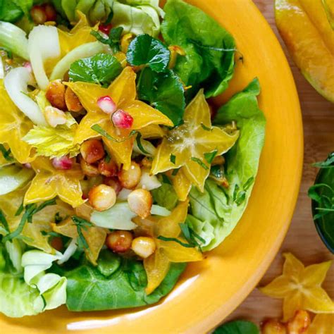 Tropical Star Fruit Salad Poppys Wild Kitchen