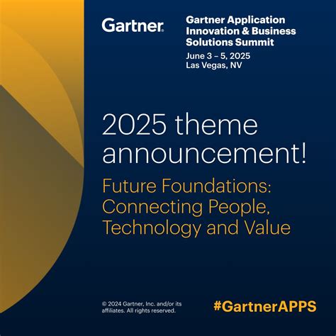 Gartner Application Innovation And Business Solutions Summit 2025 Nv