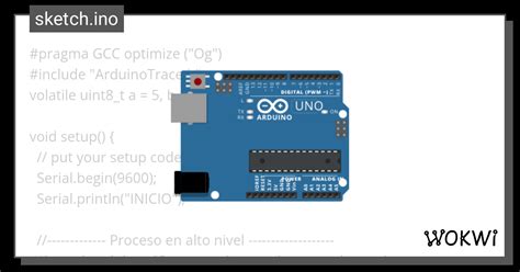 Marzo 13 Maquina Byte A Byte Wokwi ESP32 STM32 Arduino Simulator