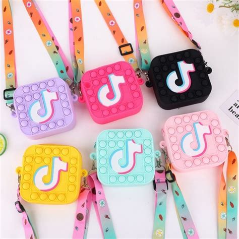 Pop Ittas Pop Itpop It Tik Toktas Sling Bag Pop It Toy Shopee
