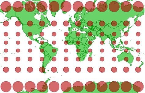 Tissot Indicatrix Examining The Distortion Of Map Projections
