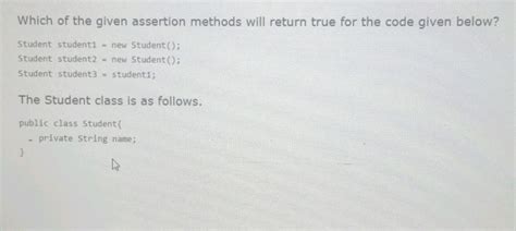 Which Of The Given Assertion Methods Will StudyX