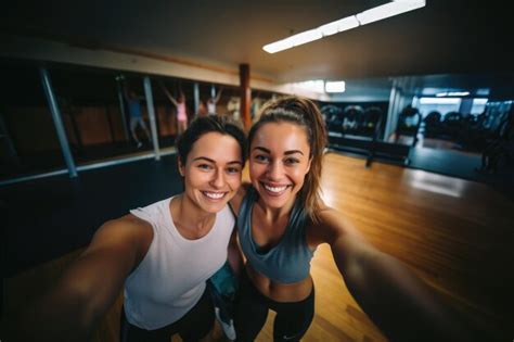 Premium Ai Image Smiling Young Cute Fit Women