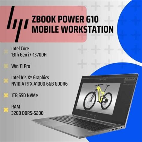 New Hp Zbook Power G Intel I H Th Gen Gb Ddr Tb Ssd Win Pro Inch
