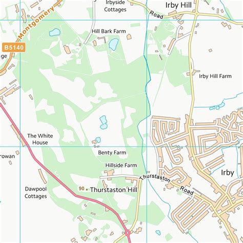 Wirral District B Sj28 Map By Uk Topographic Maps Avenza Maps