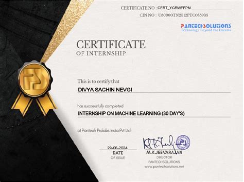 divya nevgi on linkedin internship machinelearning pantechsolutions
