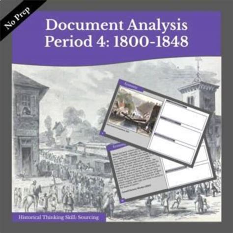 Apush Document Analysis Period 4 1800 1848 Review Bellringers