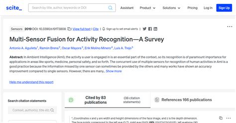 Multi Sensor Fusion For Activity Recognition—a Survey