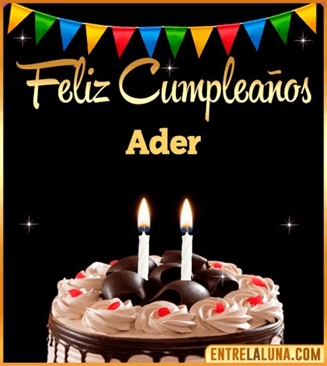 Feliz Cumpleaños Ader  🎂 【felicidades Ader 】🎉