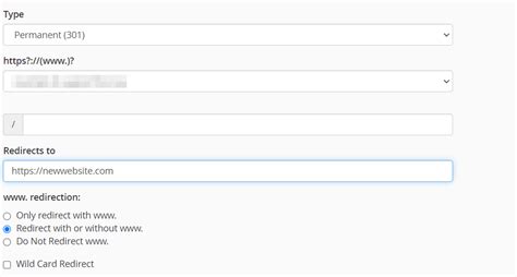 Domain Redirect SupportHost