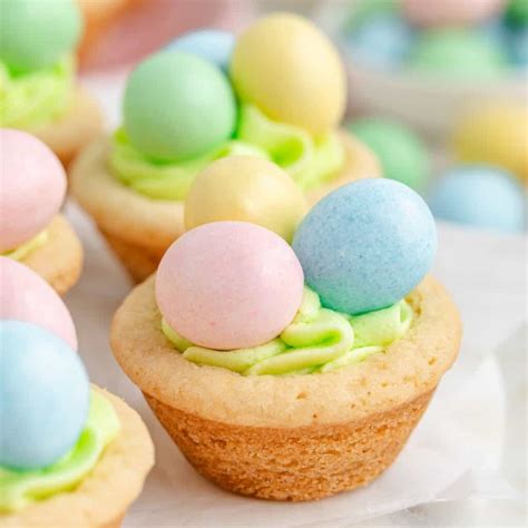 Easter Basket Cookie Cups Semi Homemade Kitchen