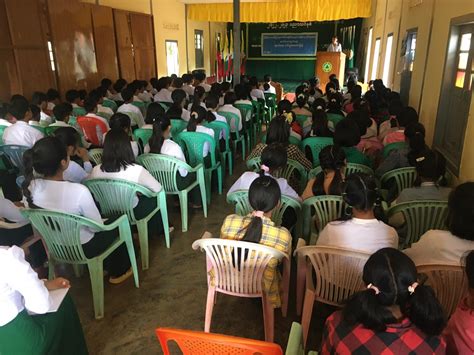 လွိုင်လင်မြို့ အမှတ် ၃ အခြေခံပညာအထက်တန်းကျောင်းတွင် လူငယ်ရေးရာအသိပညာပေးဟောပြောပွဲ ကျင်းပ