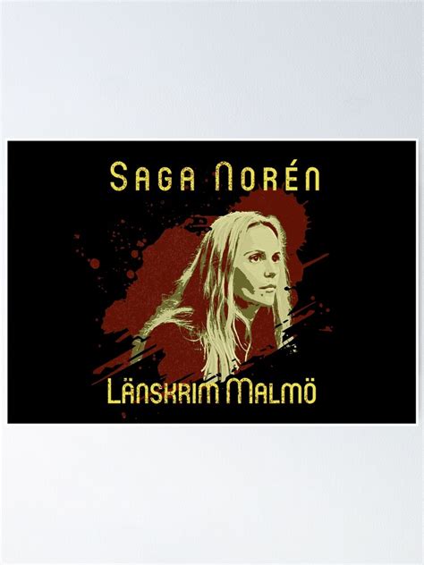 Poster Bron I Broen I Le Pont Fandom Saga Norén Länskrim Malmö